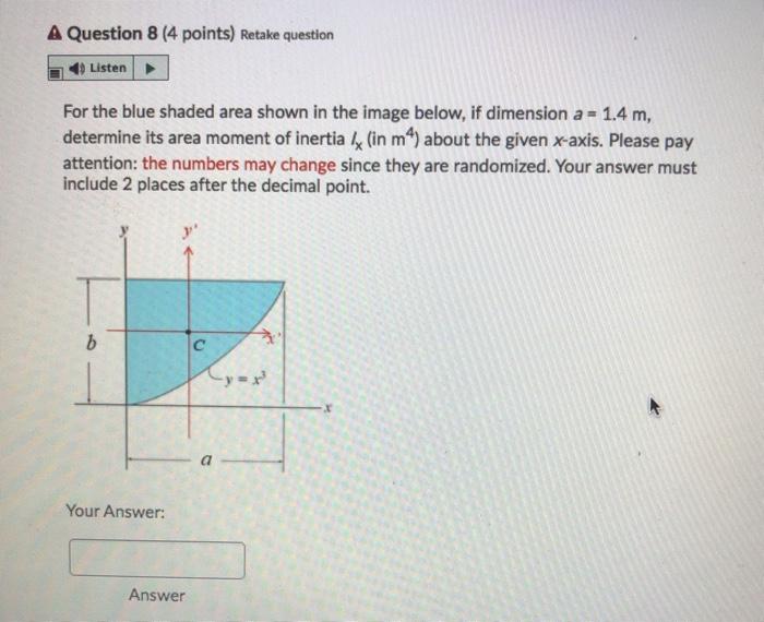 Solved A Question 6 (4 points) Retake question Listen For | Chegg.com Solved A Question 6 (4 points) Retake question Listen For | Chegg.com