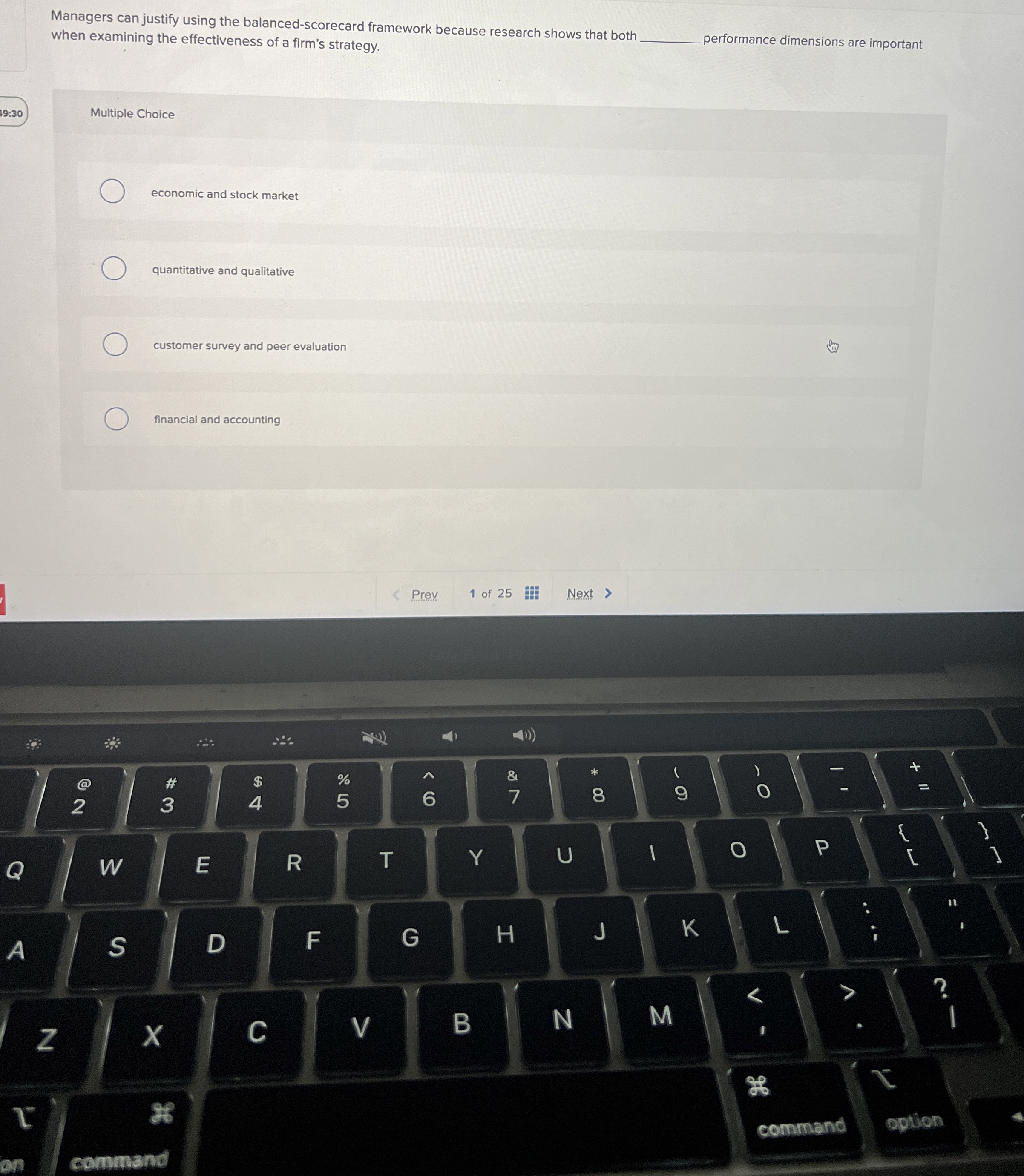 Solved Managers can justify using the balanced-scorecard | Chegg.com