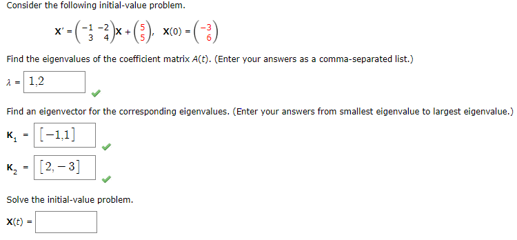 Solved Consider the following initial-value | Chegg.com