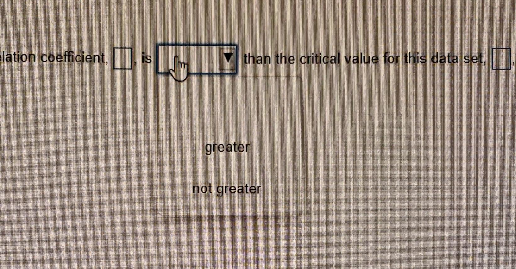 Solved Data setCritical values for the correlation | Chegg.com