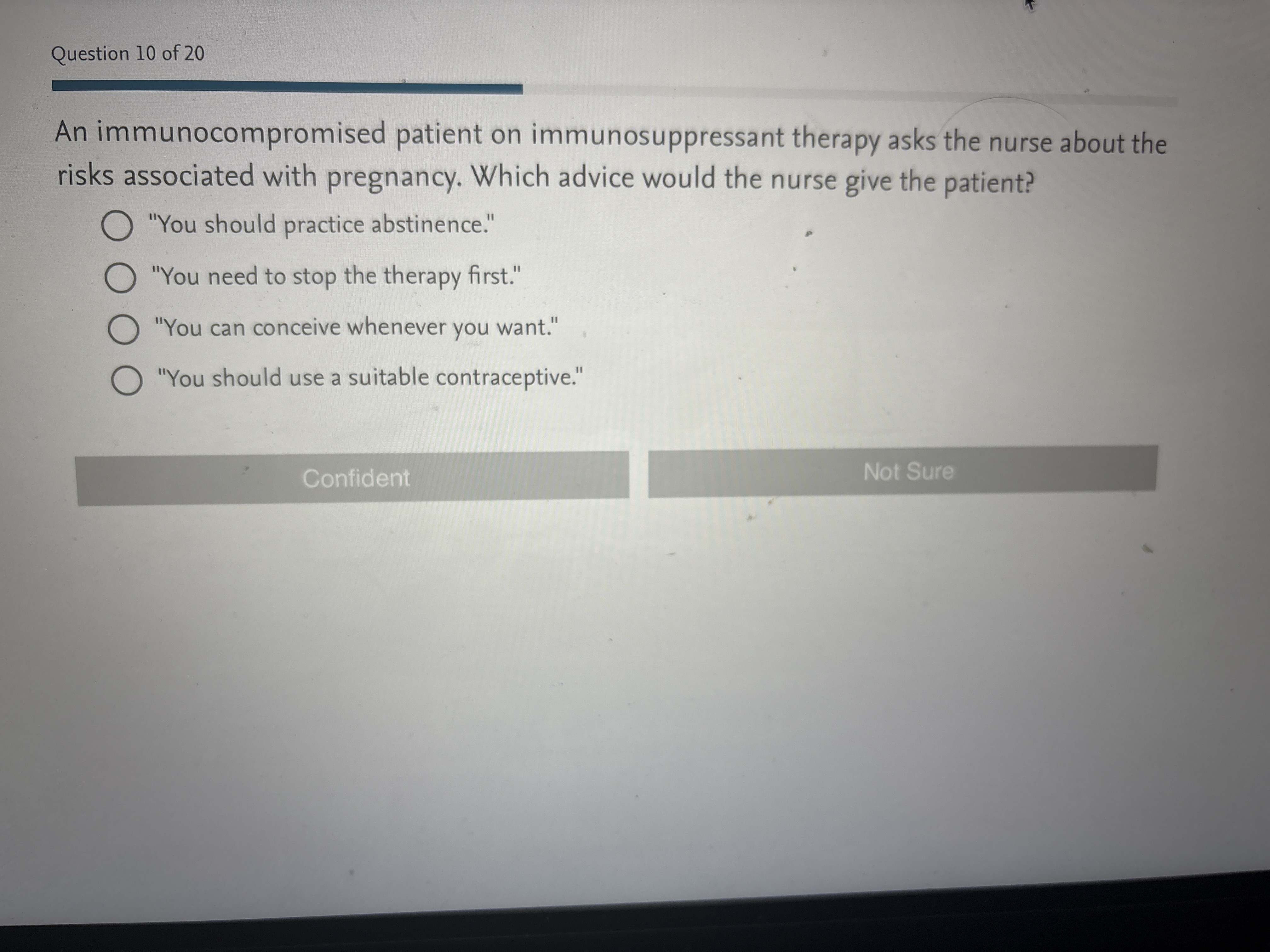 Solved An immunocompromised patient on immunosuppressant | Chegg.com