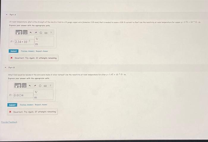 Solved x Incerect, Try Agahizi atteopts renaining Part 1 | Chegg.com