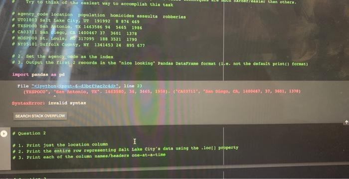 Solved Use the code blocks below to answer each quiz | Chegg.com