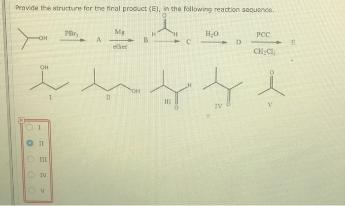 Solved Provide the structure for the final product (E), in | Chegg.com Solved Provide the structure for the final product (E), in | Chegg.com