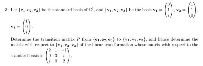 Solved 3. Let ( left{mathbf{e}_{mathbf{1}}, | Chegg.com