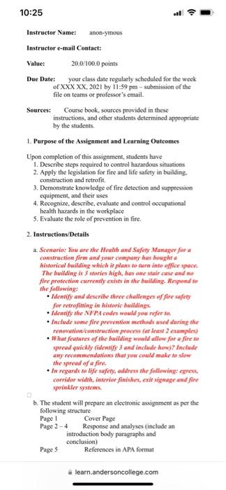 Solved Instructor Name: anon-ymous Instructor e-mail | Chegg.com