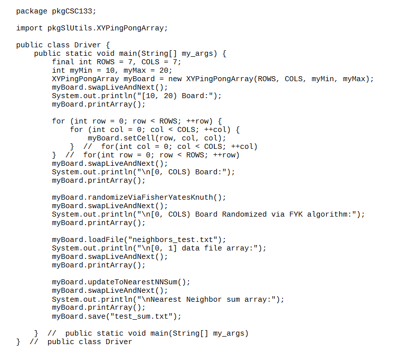 Solved Please help. Can you construct a Java code class | Chegg.com