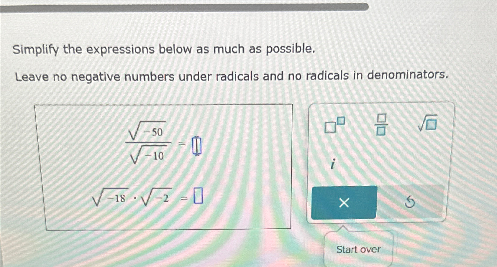 Solved Simplify the expressions below as much as | Chegg.com