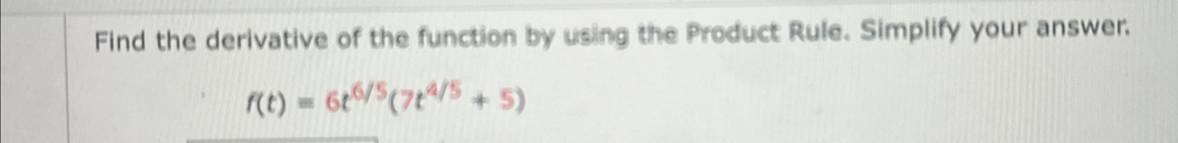 Solved Find the derivative of the function by using the | Chegg.com