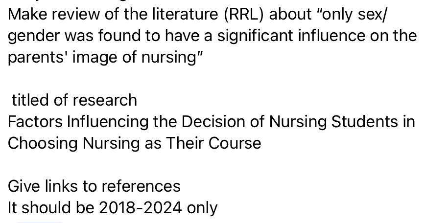 Solved Make Review Of The Literature Rrl about Only