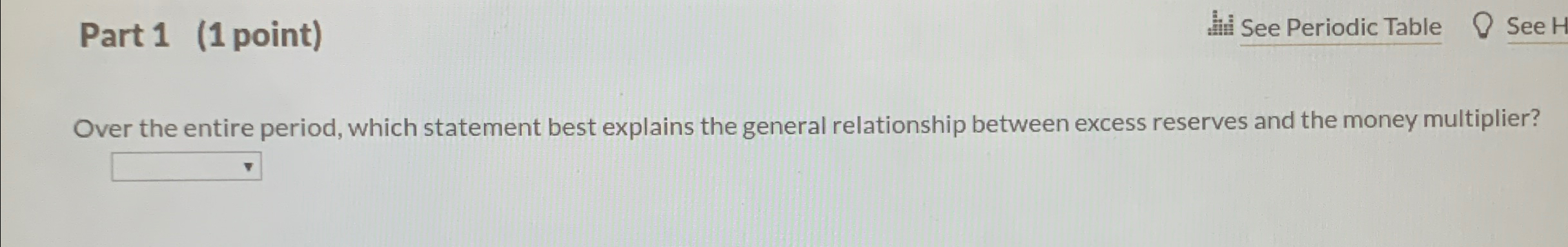 Solved Part 1 (1 ﻿point)See Periodic TableSee HOver the | Chegg.com
