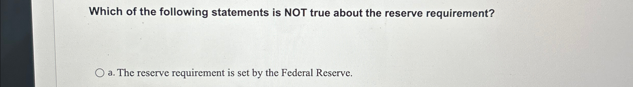 Solved Which of the following statements is NOT true about | Chegg.com