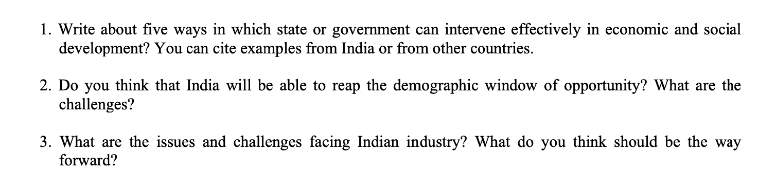 Solved 1 Write About Five Ways In Which State Or