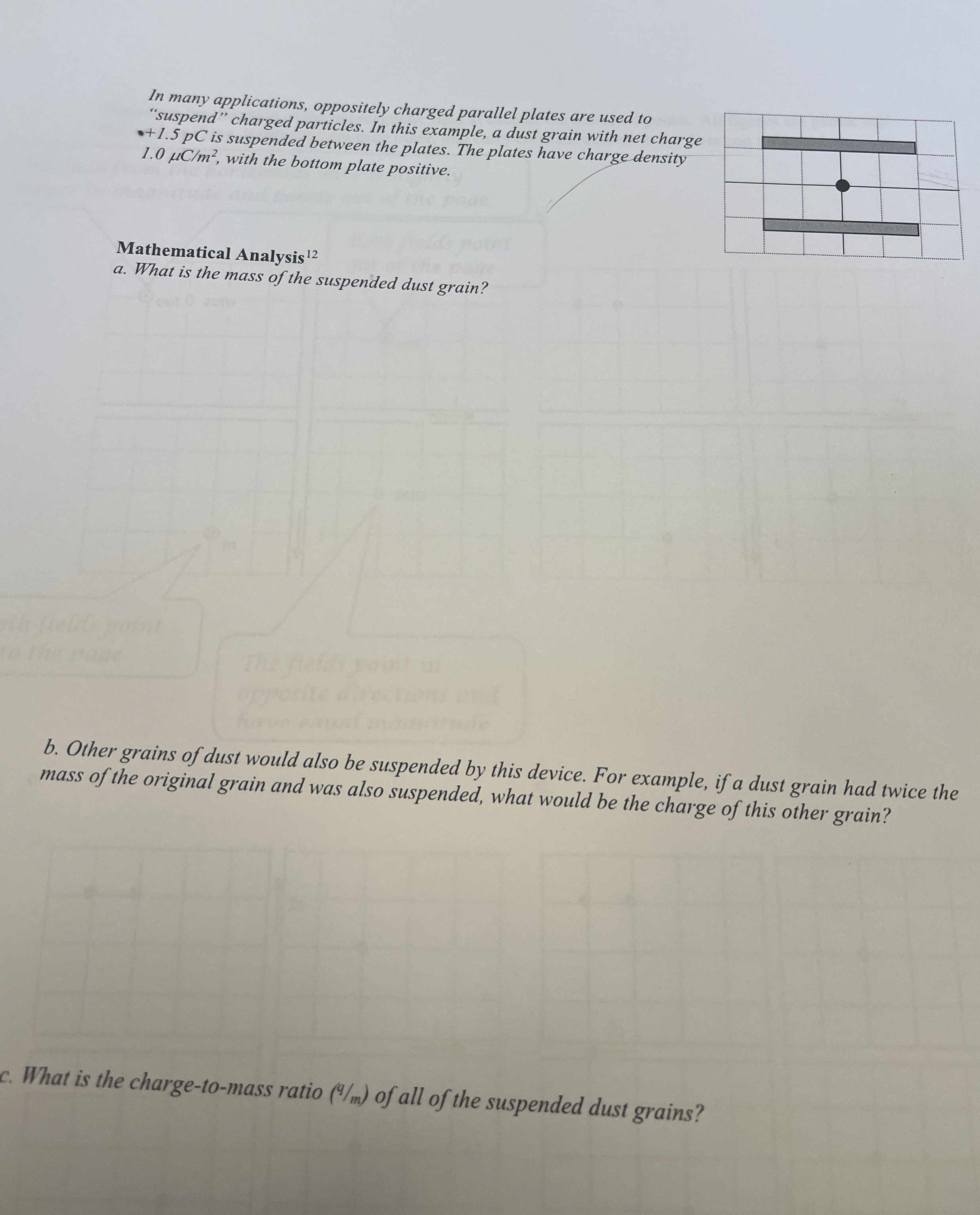 Solved In many applications, oppositely charged parallel | Chegg.com