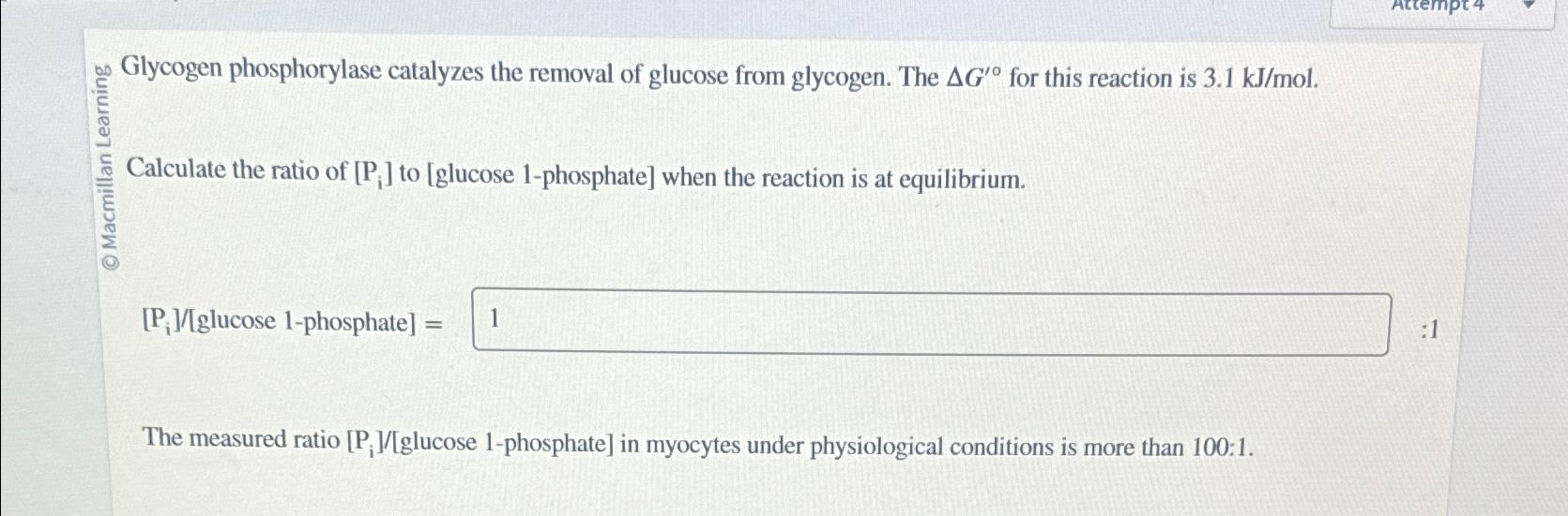 Solved Glycogen phosphorylase catalyzes the removal of | Chegg.com