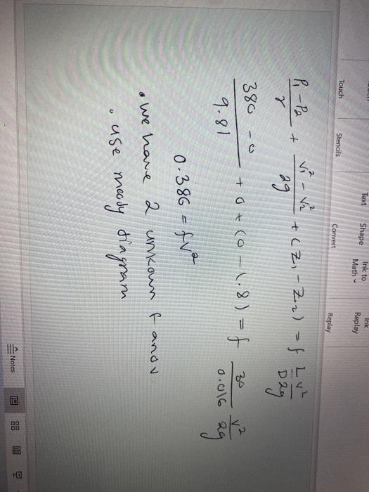 Solved Text Ink Shape Ink to Math Replay Touch Stencils | Chegg.com