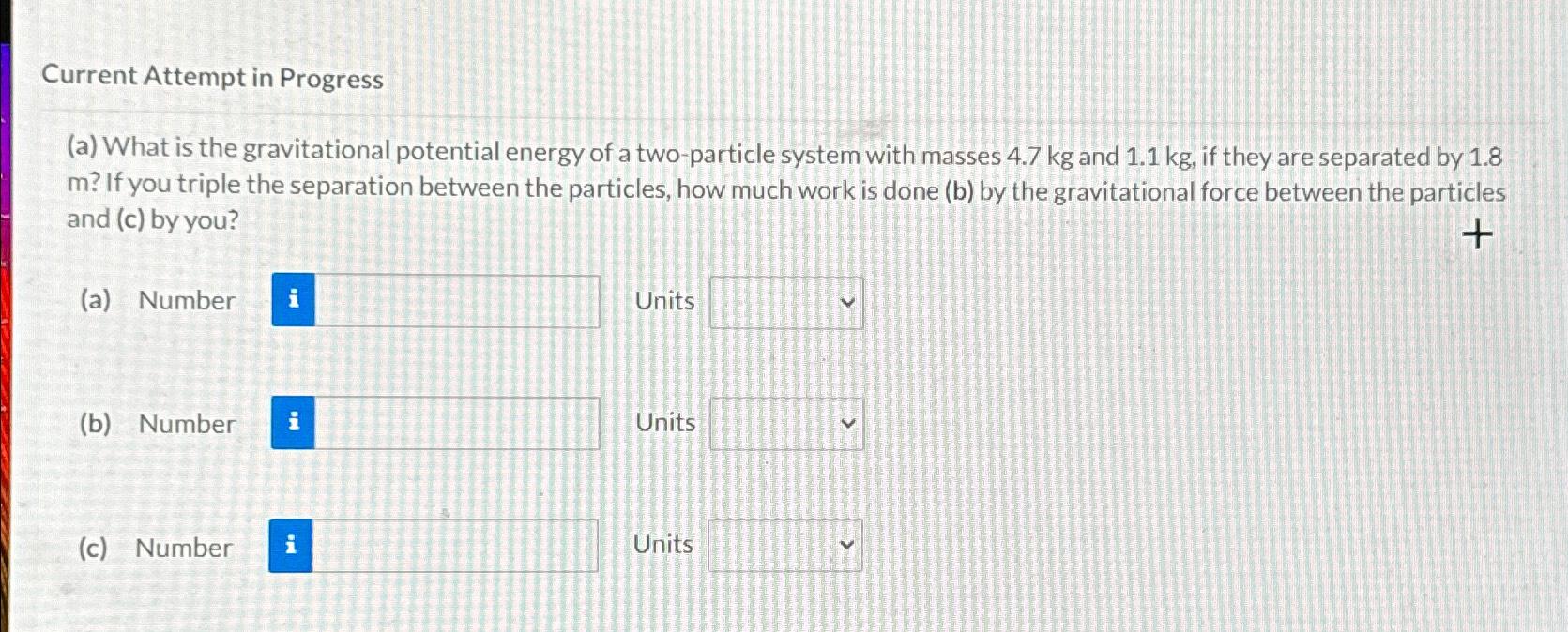 Solved Current Attempt in Progress(a) ﻿What is the | Chegg.com
