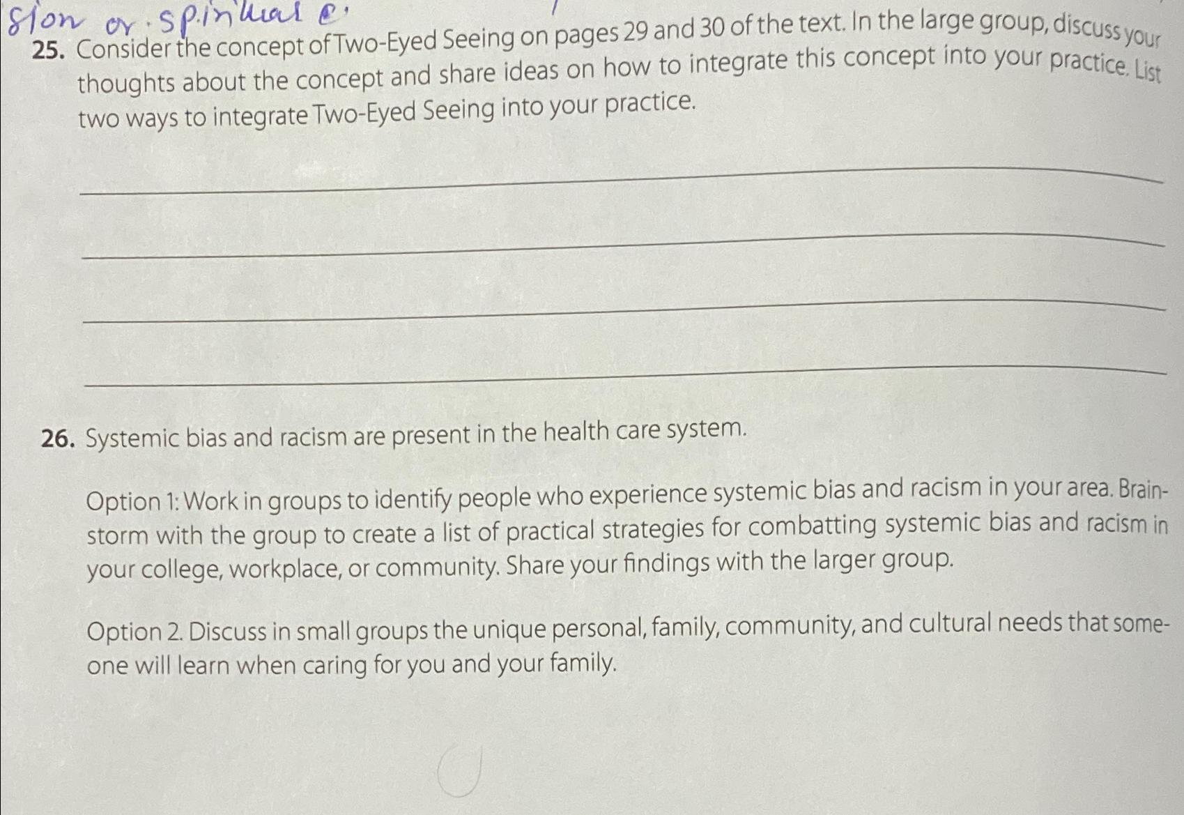 Solved sion or spintual ?6.25. ﻿Consider the concept of | Chegg.com