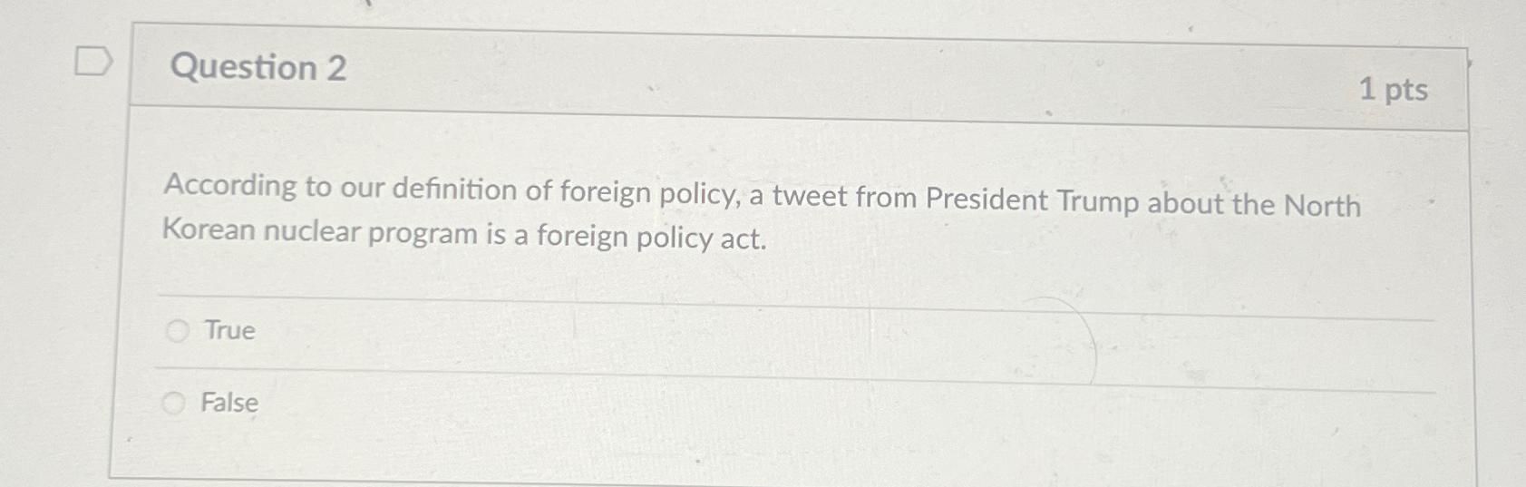 Solved Question 21 ﻿ptsAccording to our definition of | Chegg.com
