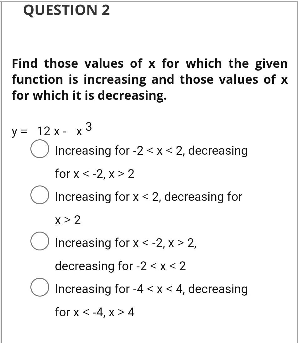 Solved Find any relative maximum or minimum points of the | Chegg.com