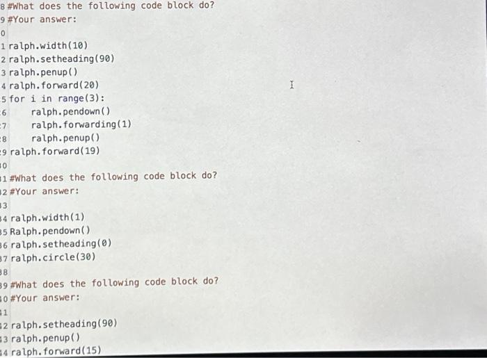 Solved The following code is supposed to draw a snowman, but | Chegg.com