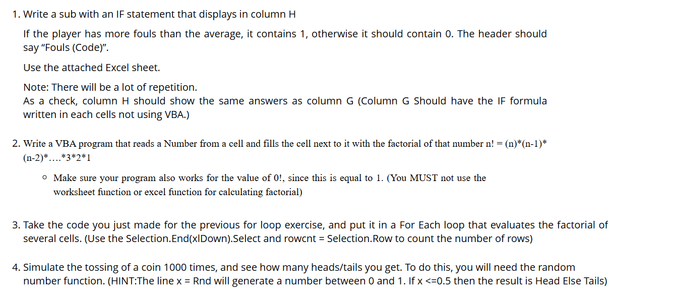 Solved 1. ﻿Write a sub with an IF statement that displays in | Chegg.com
