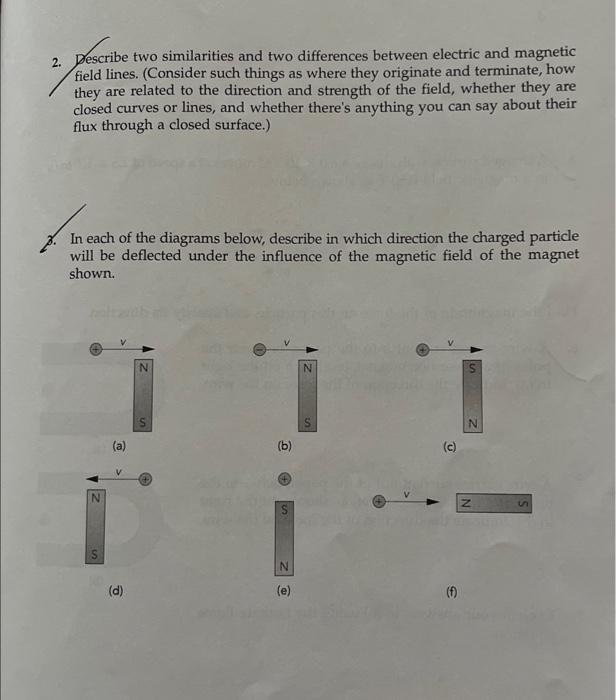 Solved 2. Pescribe two similarities and two differences | Chegg.com