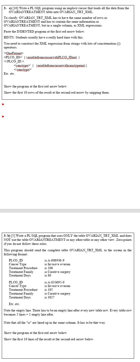 Solved 3- a) [10] Write a PL/SQL program using an implicit | Chegg.com