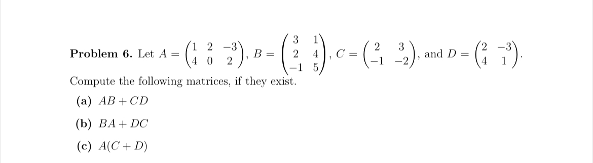 Solved Problem 6. ﻿Let | Chegg.com