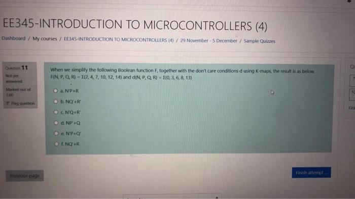 Solved EE345-INTRODUCTION TO MICROCONTROLLERS (4) Dashboard | Chegg.com