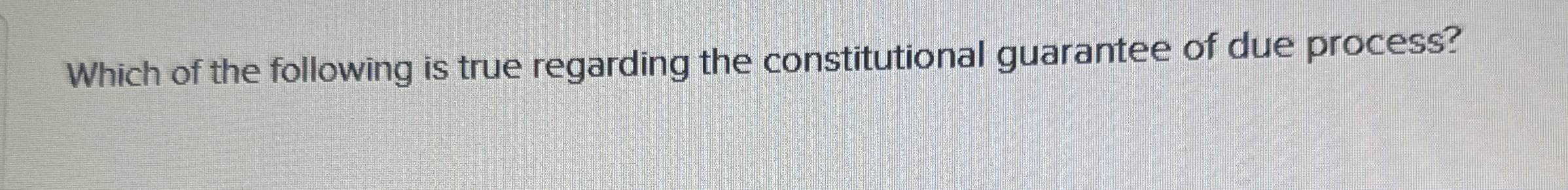 Solved Which of the following is true regarding the | Chegg.com
