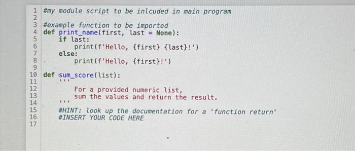 Solved 16 36 4e 17 Your task here is to complete the code | Chegg.com