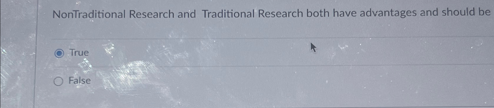 Solved NonTraditional Research and Traditional Research both | Chegg.com