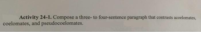 Solved Compose a three- to four-sentance paragraph that | Chegg.com