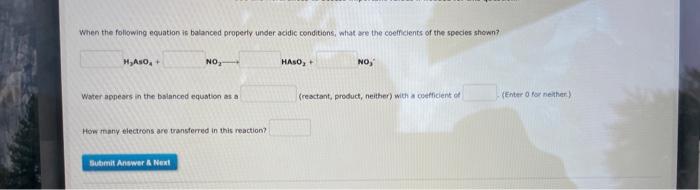 Solved 3NO3∗+2Cr+9H∗ 2Cr3+3HNO2+3H2O In the above redox | Chegg.com