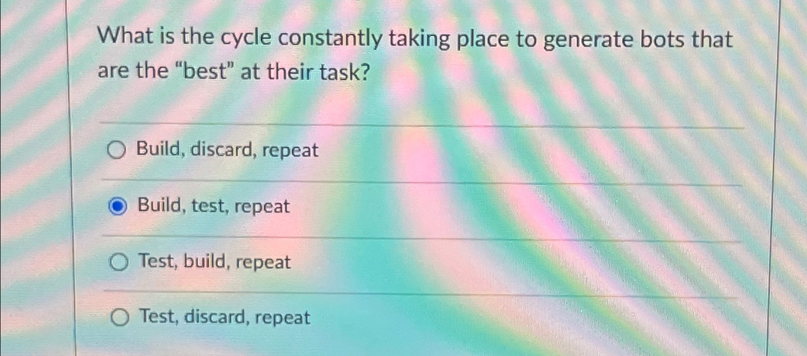 Solved What is the cycle constantly taking place to generate | Chegg.com