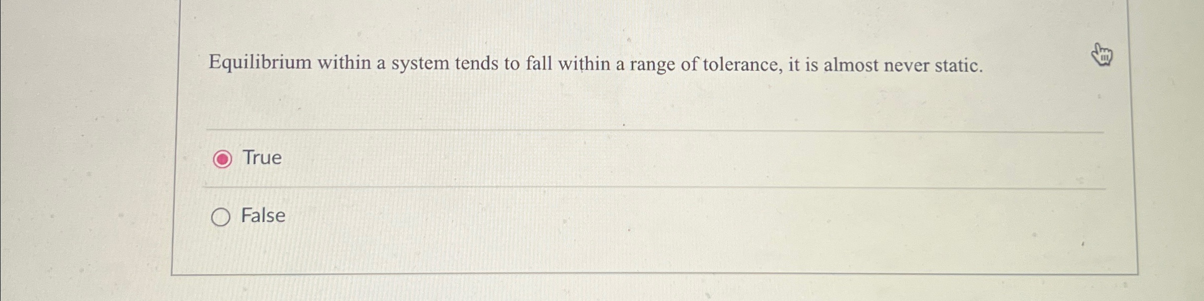 Solved Equilibrium within a system tends to fall within a | Chegg.com