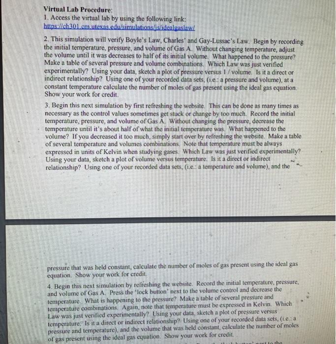 Solved Virtual Lab Procedure: 1. Access the virtual lab by | Chegg.com