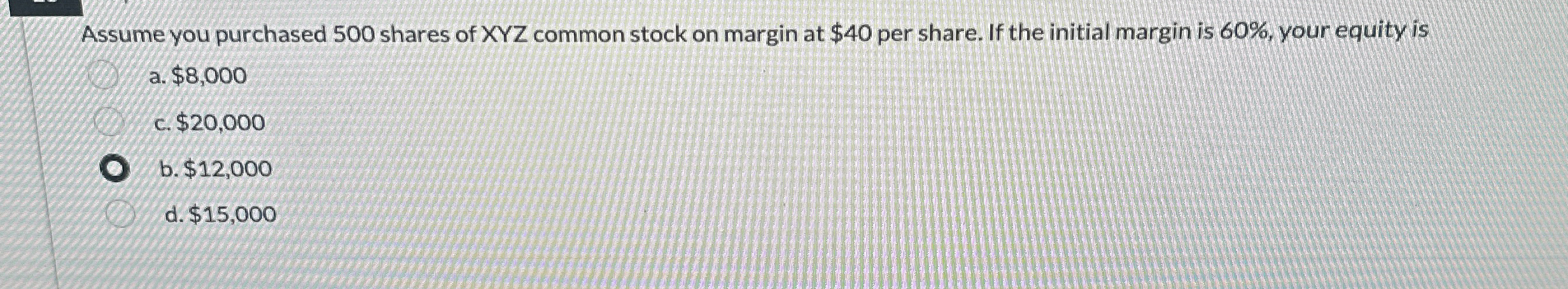 Solved Assume you purchased 500 ﻿shares of xYZ ﻿common stock | Chegg.com