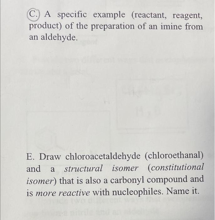 Solved A specific example (reactant, reagent, product) of | Chegg.com