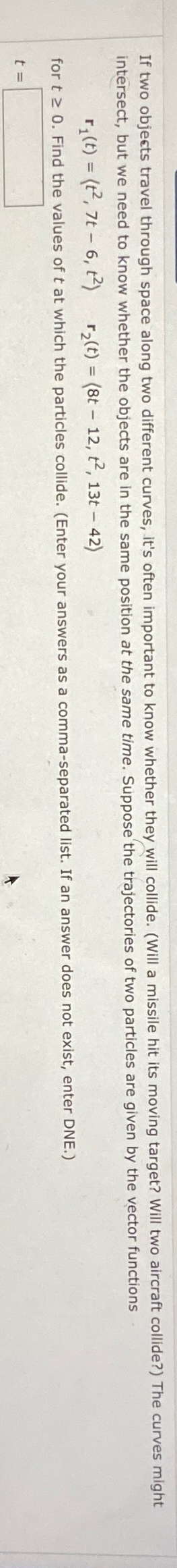 Solved intersect, but we need to know whether the objects | Chegg.com