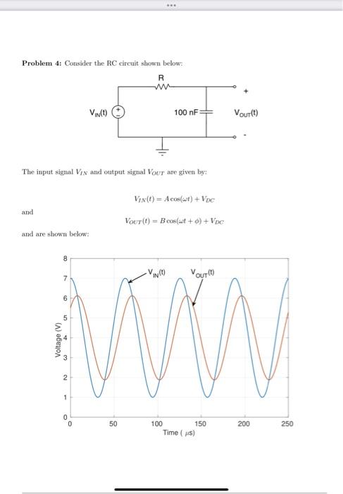 Solved Problem 4: Consider the RC circuit shown below: The | Chegg.com Solved Problem 4: Consider the RC circuit shown below: The | Chegg.com