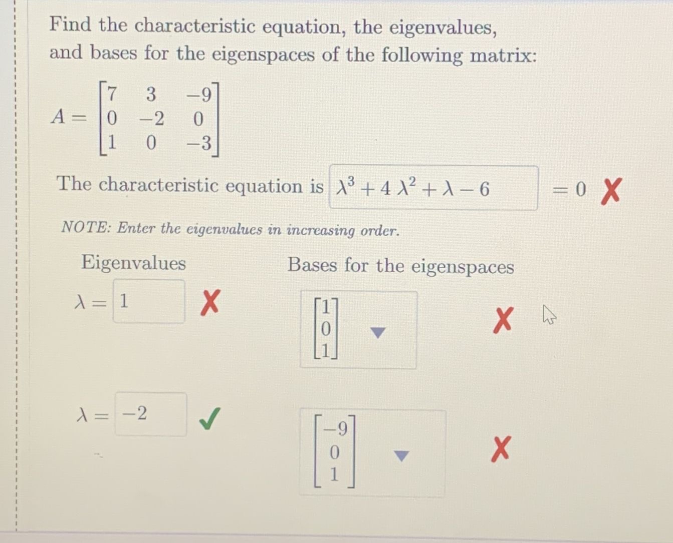 Find the characteristic equation, the eigenvalues, | Chegg.com