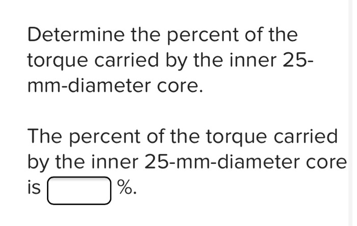Solved A 2.1-kN.m torque T is applied to the solid cylinder | Chegg.com