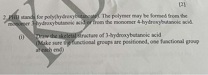 1. A polyester made up of glycolic acid (HOCH2COOH) | Chegg.com