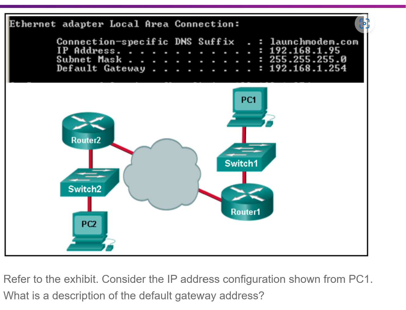 Solved Refer to the exhibit. Consider the IP address | Chegg.com Solved Refer to the exhibit. Consider the IP address | Chegg.com