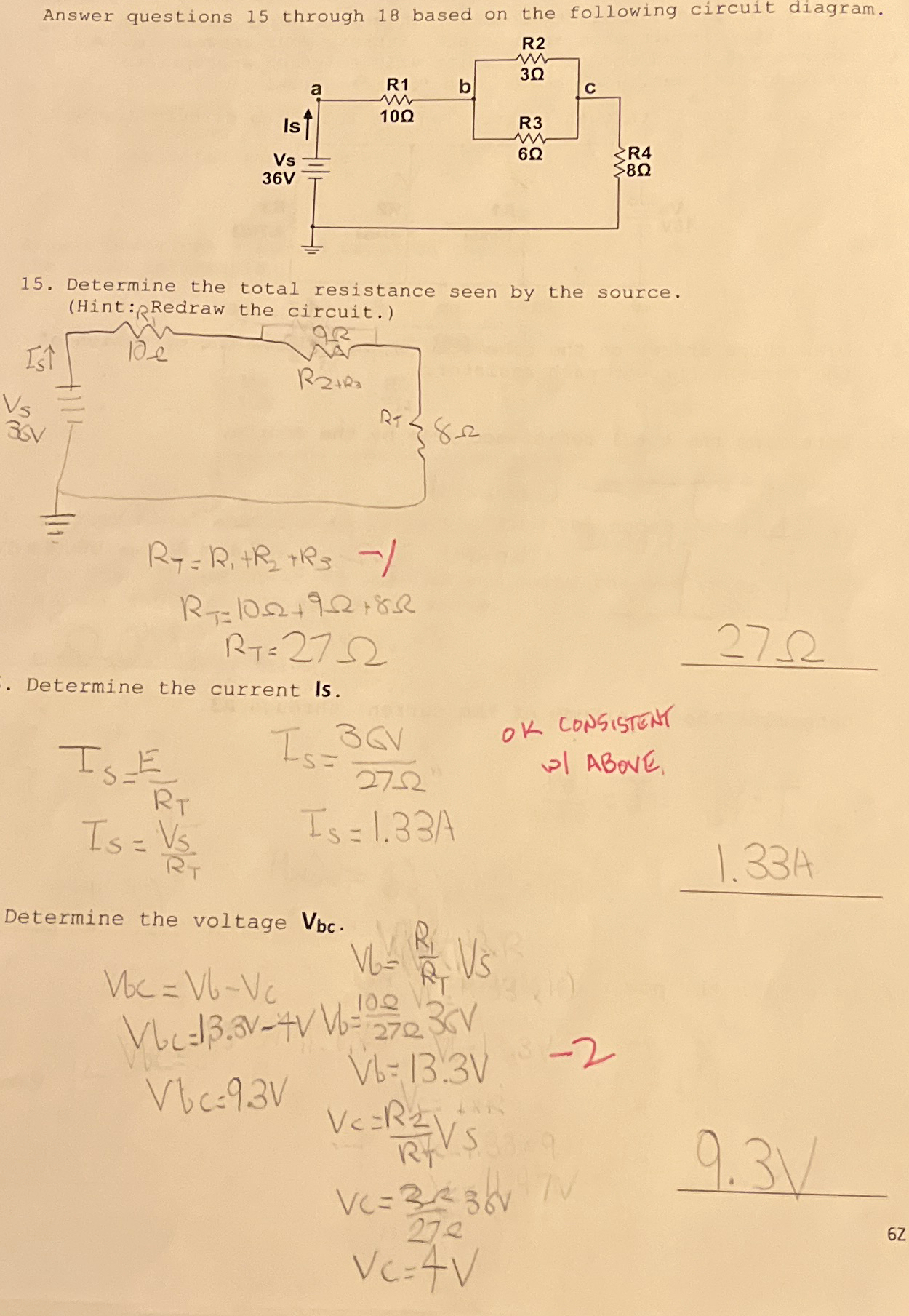 Answer questions 15 ﻿through 18 ﻿based on the | Chegg.com