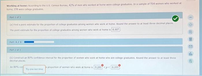 Solved Workiny at home: According to the US. Census Eureas, | Chegg.com