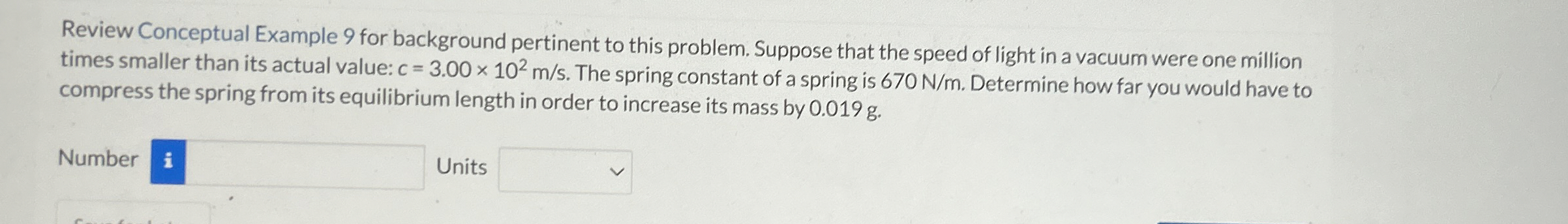 Solved Review Conceptual Example 9 ﻿for background pertinent | Chegg.com
