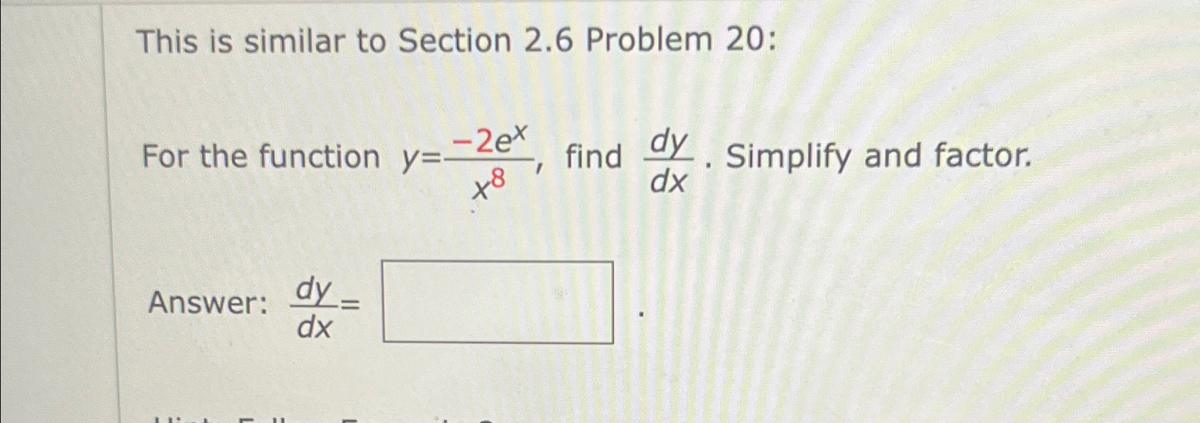 Solved This is similar to Section 2.6 ﻿Problem 20:For the | Chegg.com